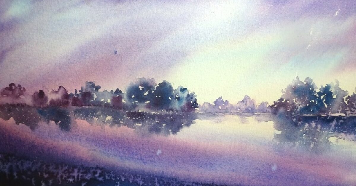 Burghley House | Watercolour Painting Days - Beautiful Skies