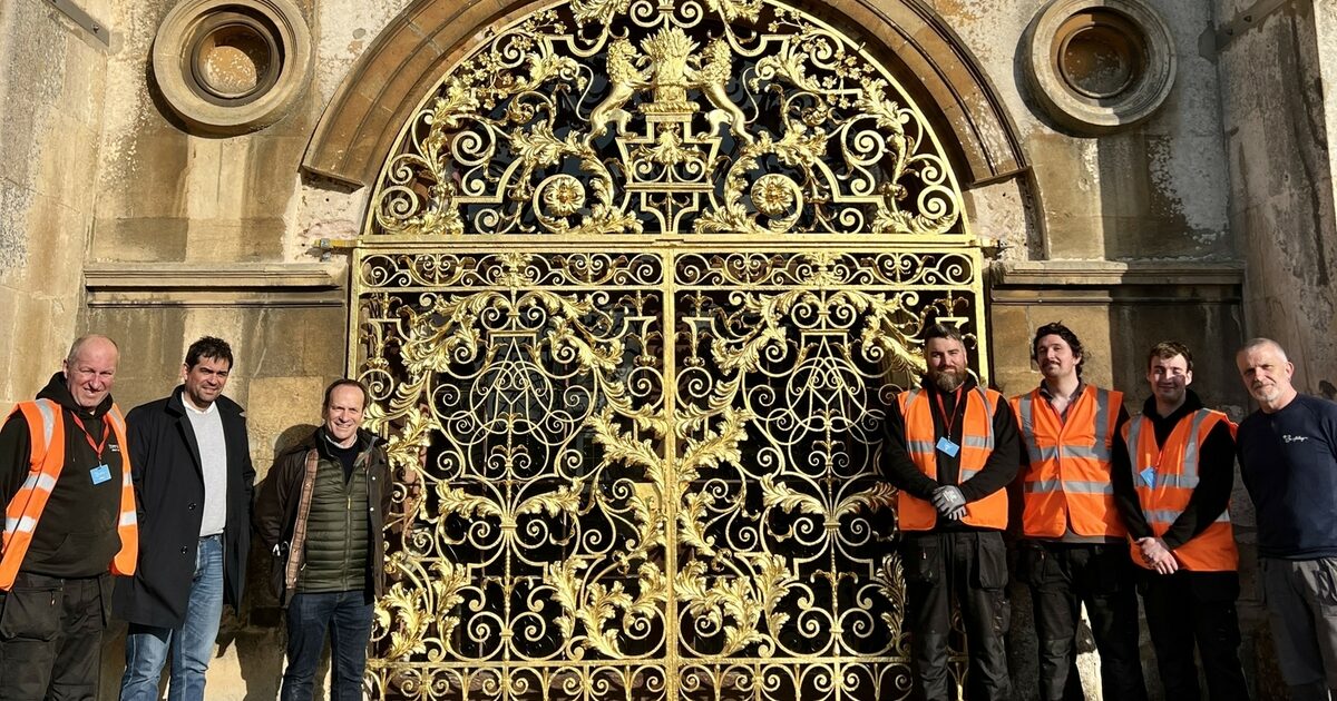 Burghley House | Burghley’s Iconic Tijou Gates Make a Golden Return