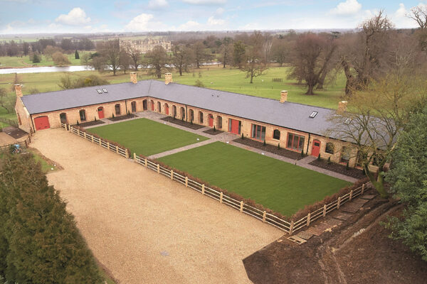 Burghley House Aerial