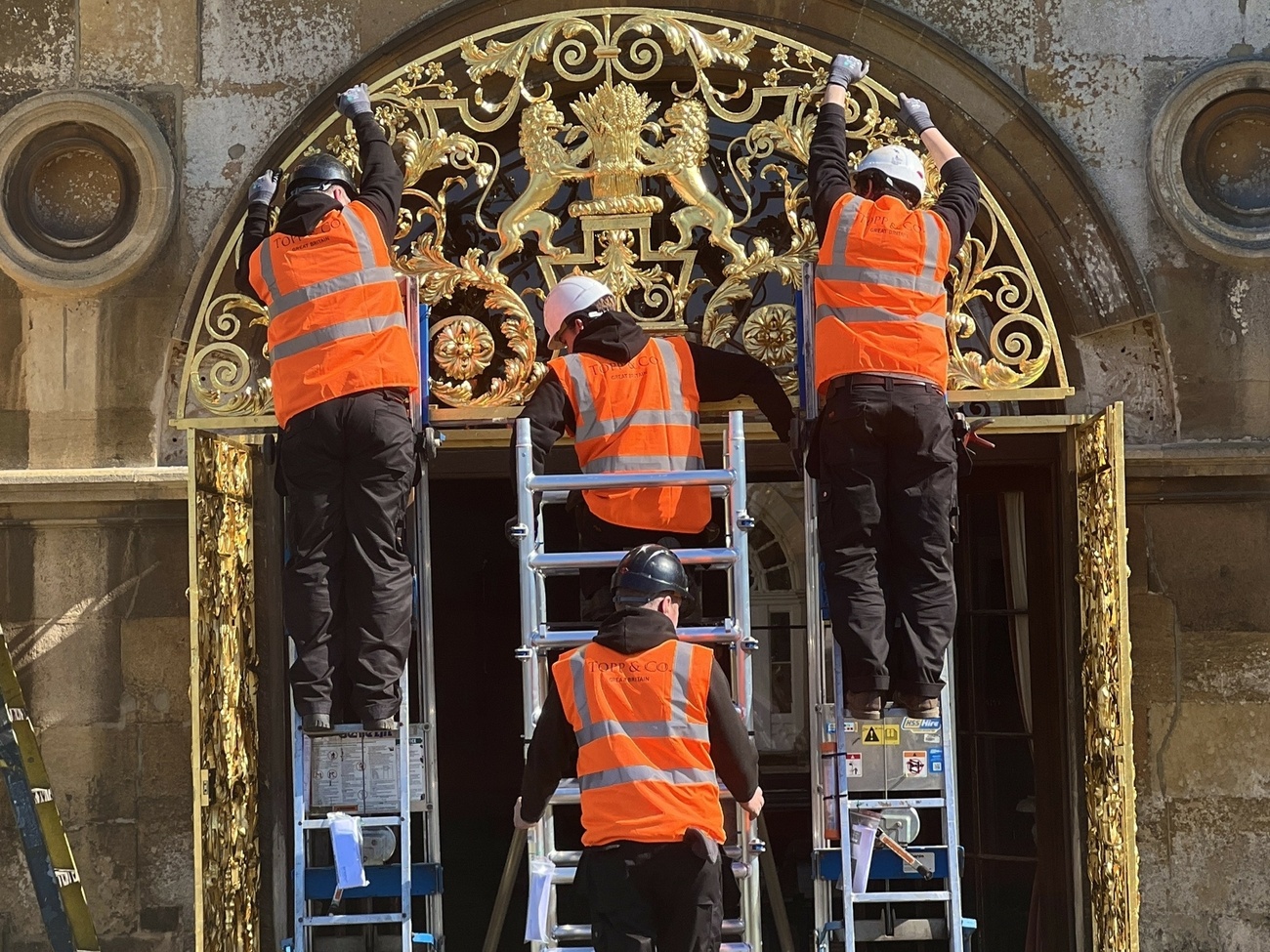 Burghley House | Burghley’s Iconic Tijou Gates Make a Golden Return