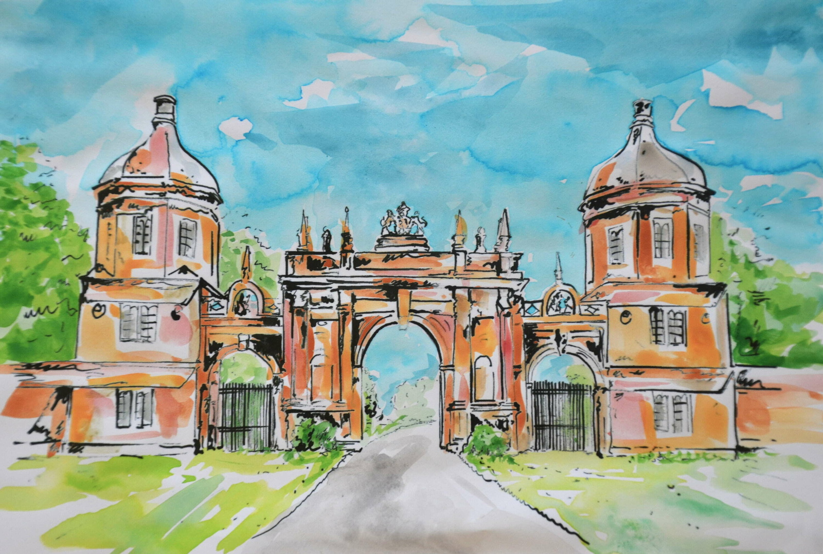 Burghley House | Line and Wash Workshop